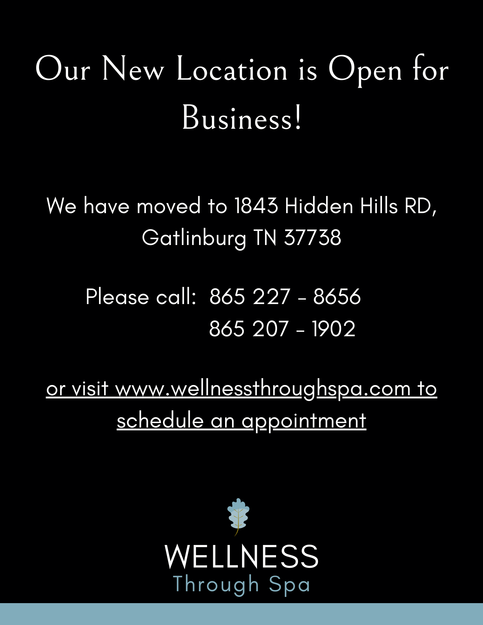 Our New Location is Open for Business - Wellness Through Spa